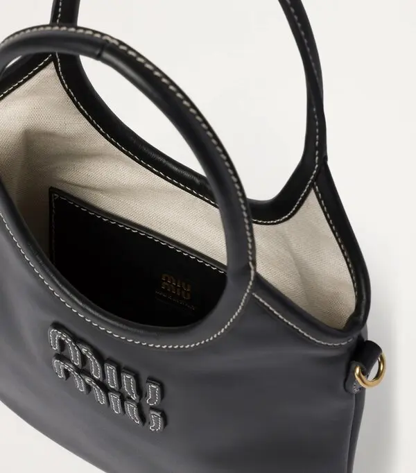 Miu Miu Calf Leather Ivy Tote Bag