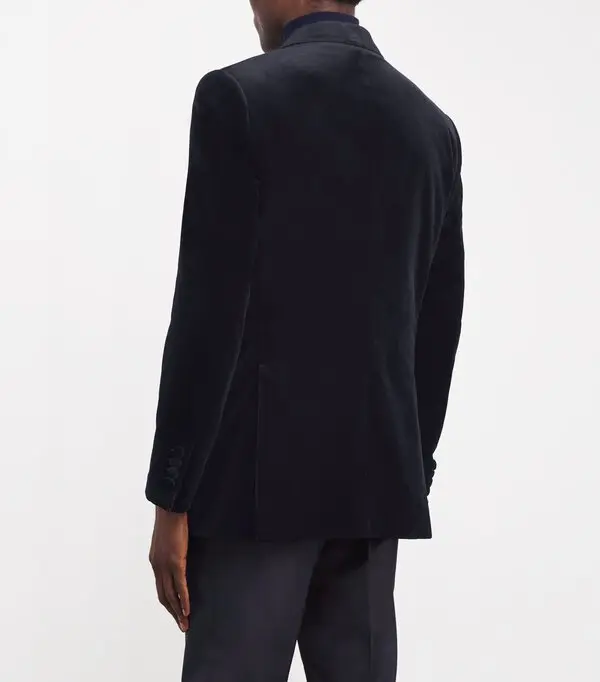 Brioni Velvet Single-breasted Blazer
