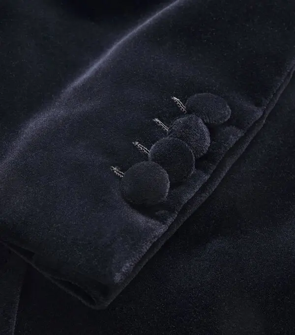 Brioni Velvet Single-breasted Blazer