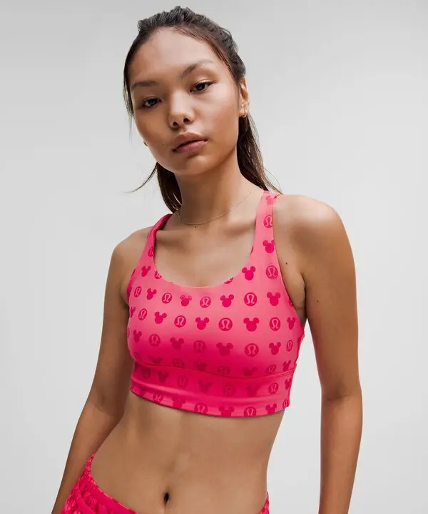 Lululemon Disney X Energy Longline Bra Medium Support, B-d Cups