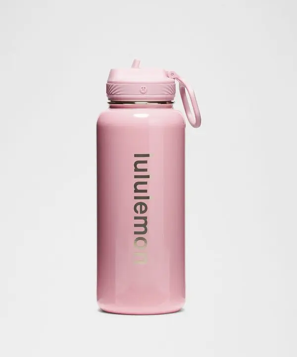 Lululemon Back To Life Sport Bottle 32oz Straw Lid