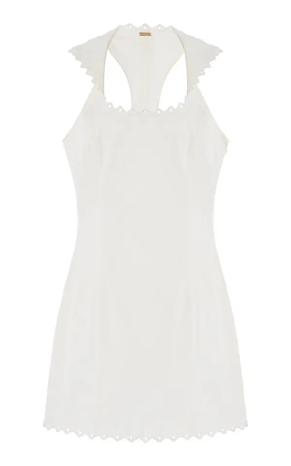 Cult Gaia Carey Embroidered Mini Dress