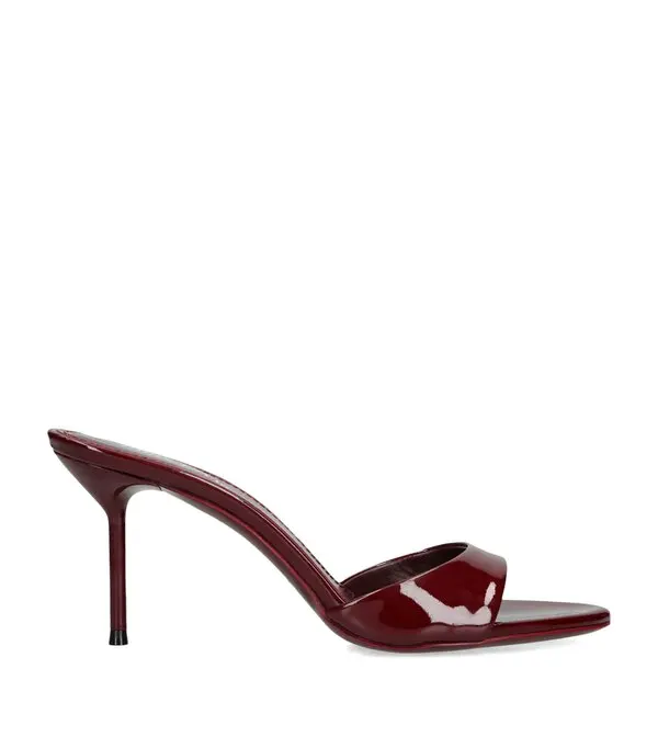 Paris Texas Patent Leather Lidia 70 Mules - Burgundy
