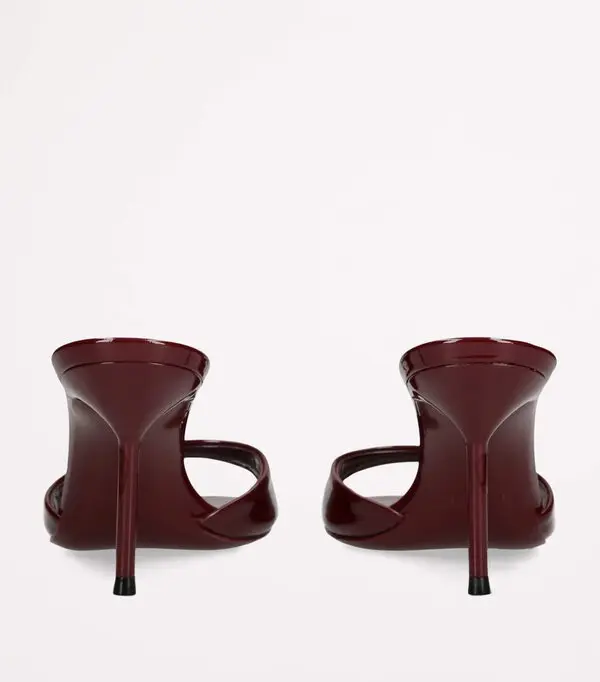 Paris Texas Patent Leather Lidia 70 Mules - Burgundy