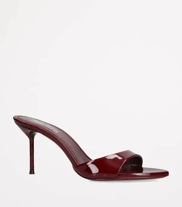 Paris Texas Patent Leather Lidia 70 Mules - Burgundy