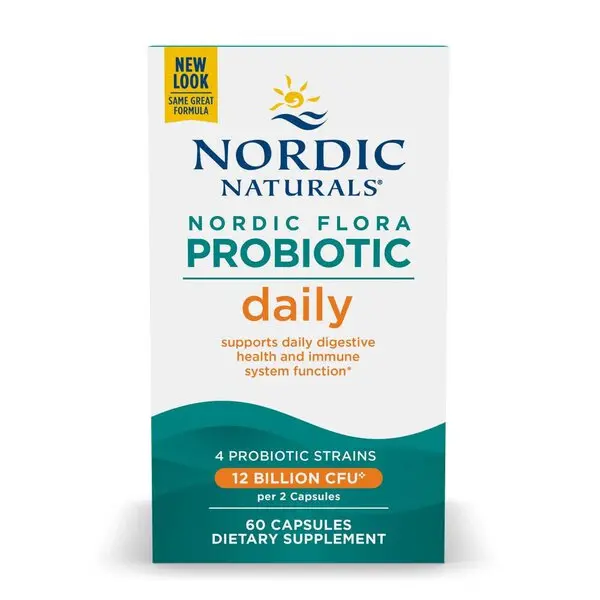 NORDIC NATURALS Nordic Flora Probiotic Daily 60 Capsules - One-color