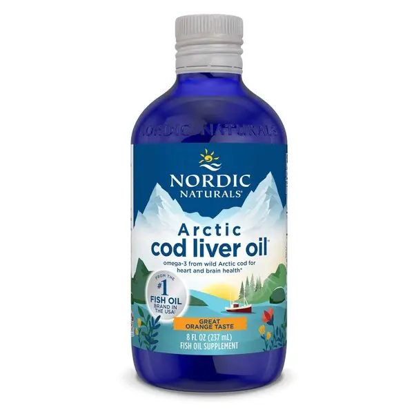 NORDIC NATURALS Arctic Cod Liver Oil Orange Flavor 8 Oz - One-color