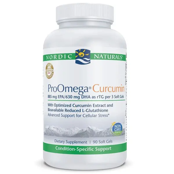 NORDIC NATURALS Proomega Curcumin 90 Softgels - One-color