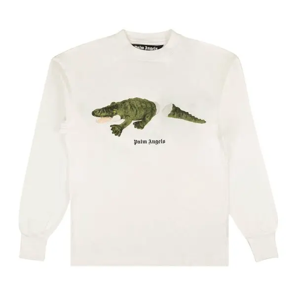 Palm Angels Croco Long-sleeve Tee