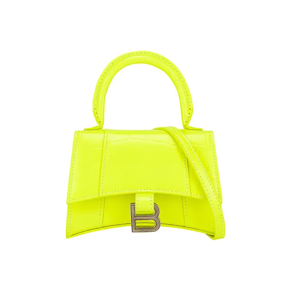 Balenciaga Mini Hourglass Bag - Yellow