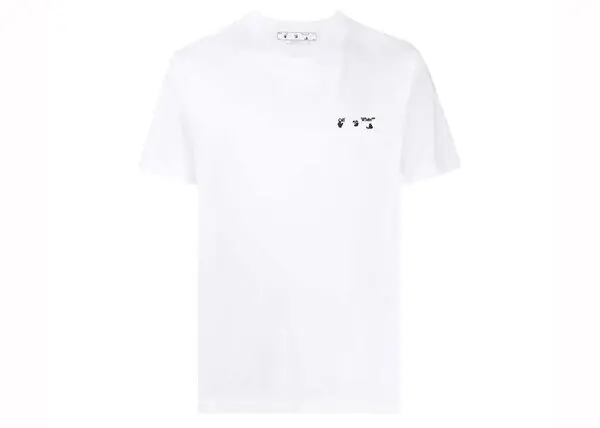 Off-White Off Logo Slim Short Sleeve T-shirt - White