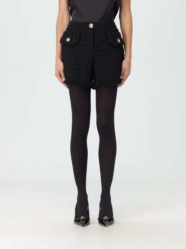 Versace Textured Shorts - Black