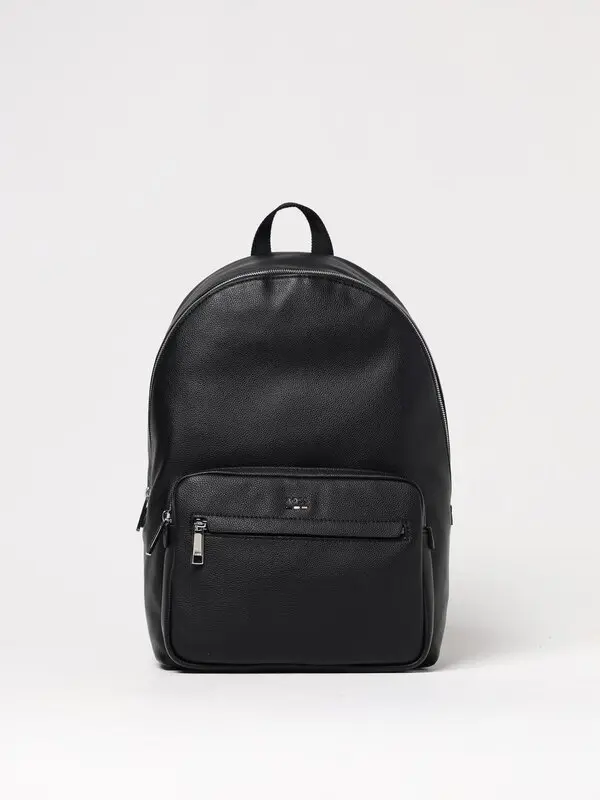 BOSS Leather Backpack - Black