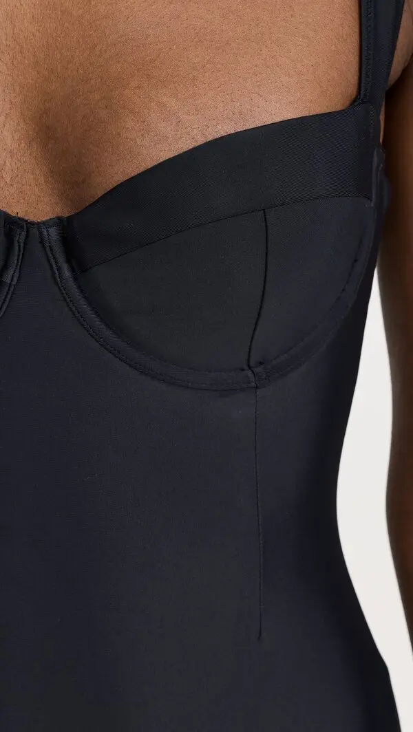 Simkhai Kyle Bustier Piece - Black