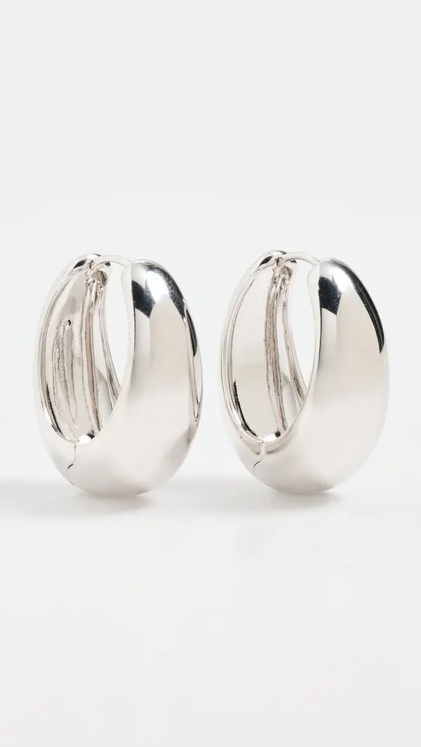 Shashi Cameron Hoop Earrings - Silver