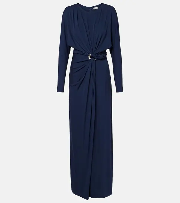 Simkhai Maisie Gathered Maxi Dress - Blue