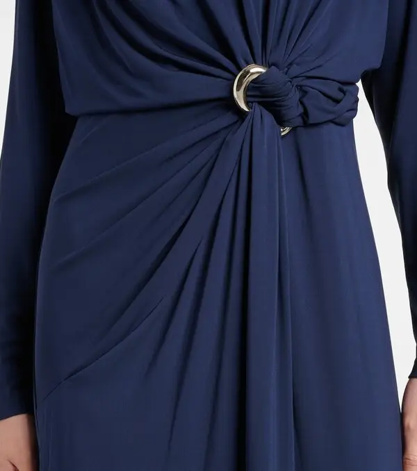 Simkhai Maisie Gathered Maxi Dress - Blue