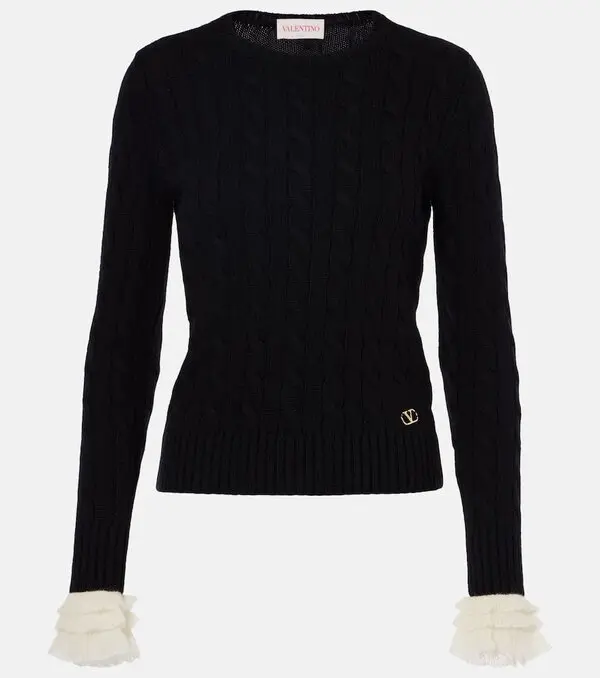 Valentino Garavani Cashmere Sweater - Black