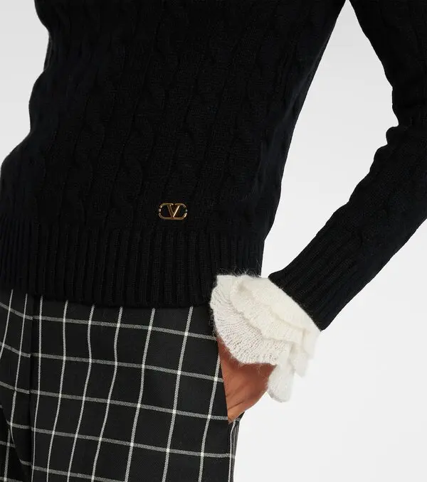 Valentino Garavani Cashmere Sweater - Black