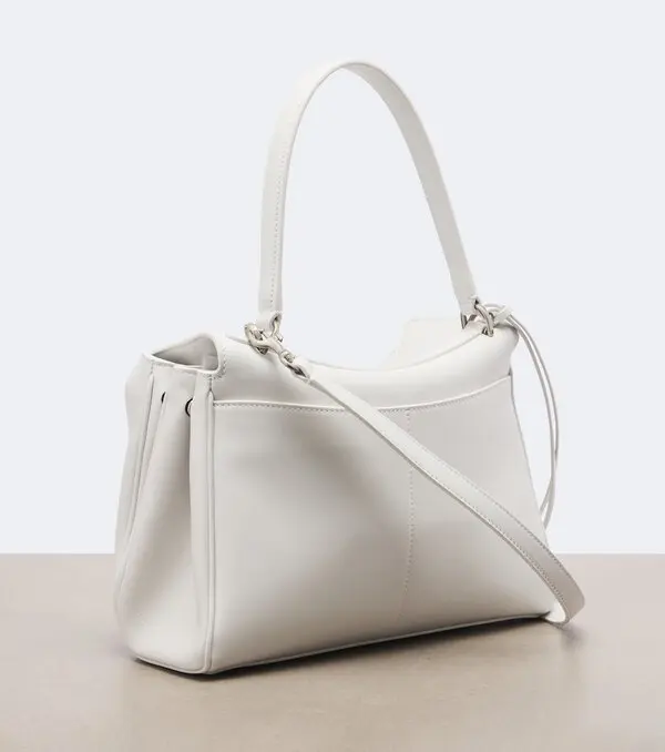 Balenciaga Rodeo Medium Leather Tote Bag - White