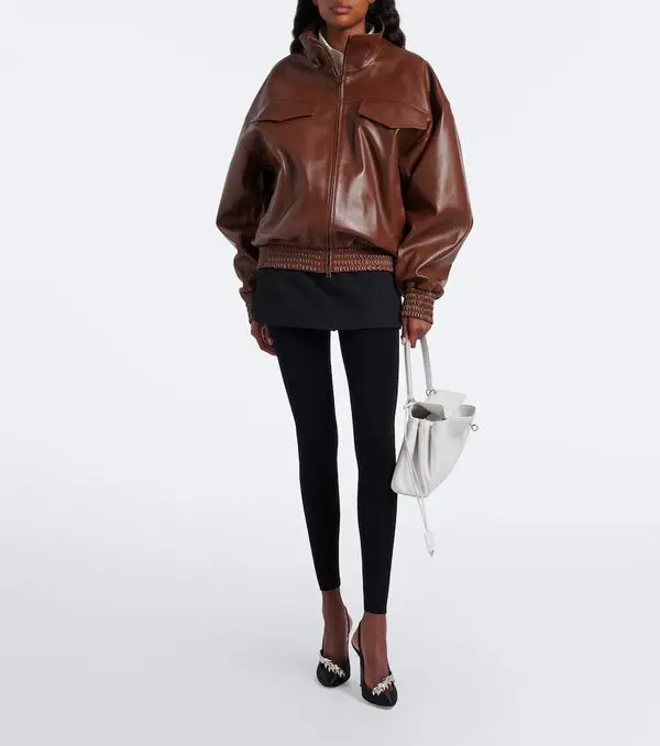 Balenciaga Rodeo Medium Leather Tote Bag - White