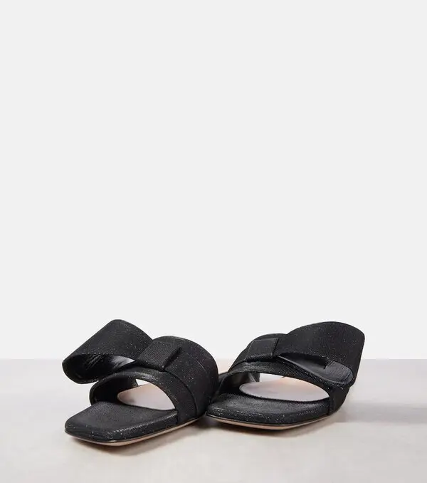 GIANVITO ROSSI Bow Slides