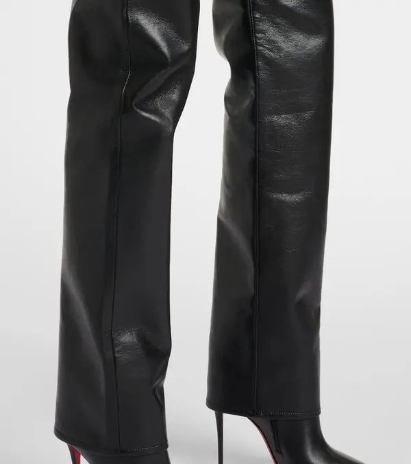 AGOLDE 90's Pinch Waist High-rise Straight Pants - Black