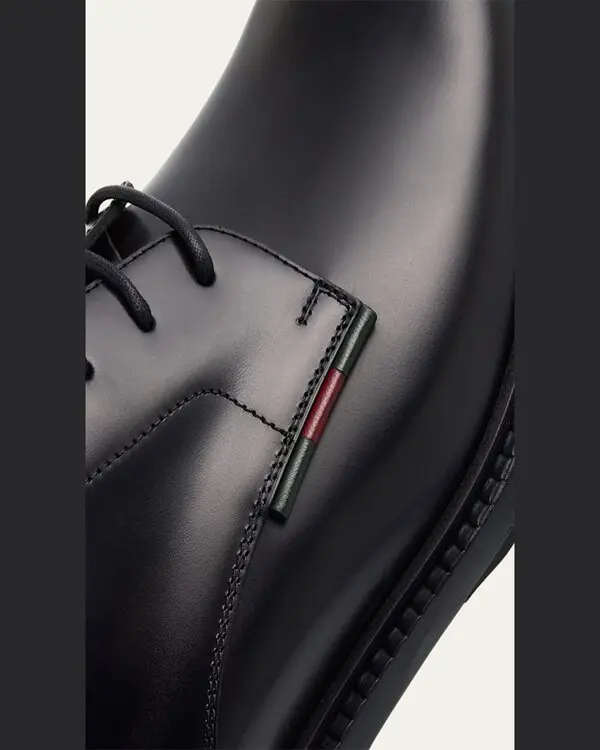 Gucci William Leather Derby Shoes