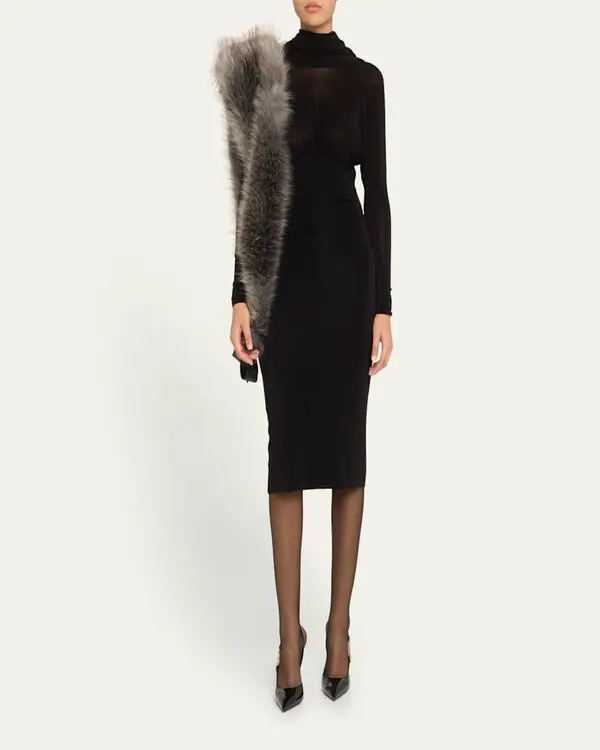 Saint Laurent - Ribbon Faux Fur Scarf