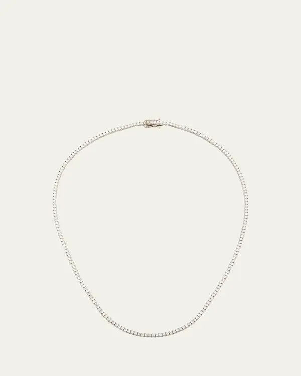 SYDNEY EVAN Diamond Tennis Necklace - White Gold