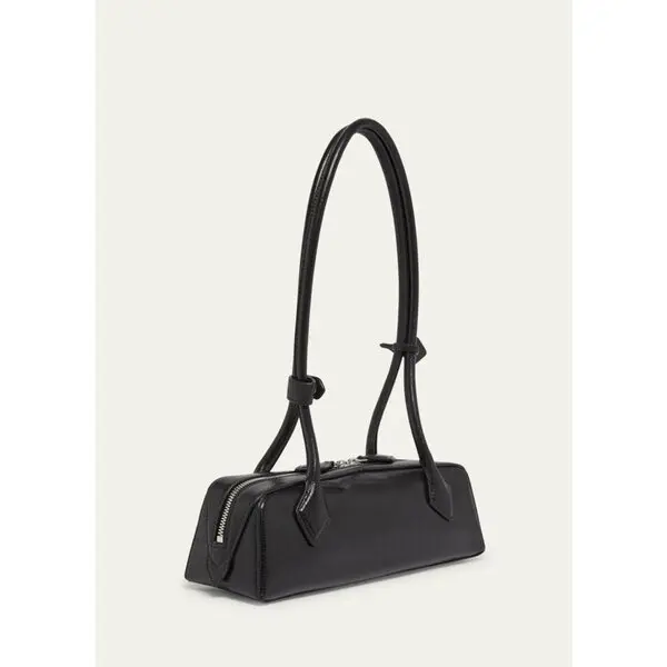Alaïa Le Teckel Small Lizard Shoulder Bag - Brun Fume