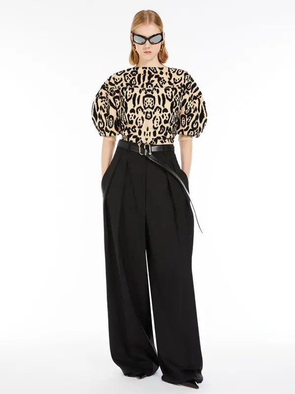 Max Mara Wool Wide-leg Trousers