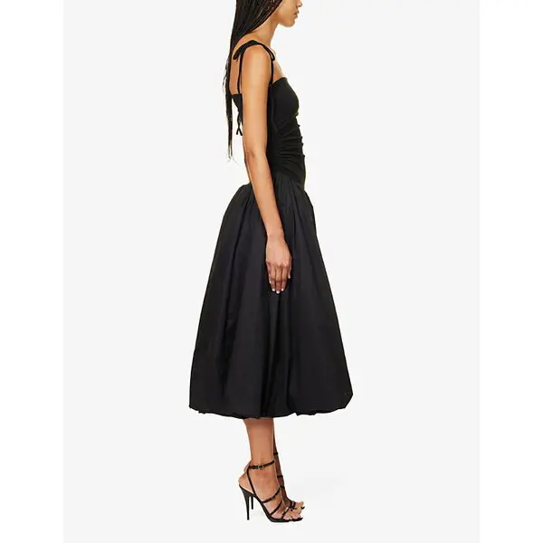 AMY LYNN Alexa Spaghetti-strap Maxi Dress - Black