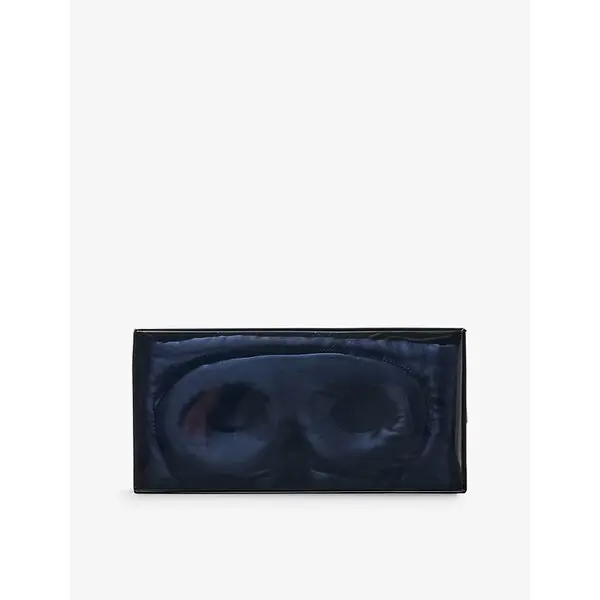 DROWSY SLEEP CO Brand-embroidered Padded Silk Sleep Mask - Midnight Blue