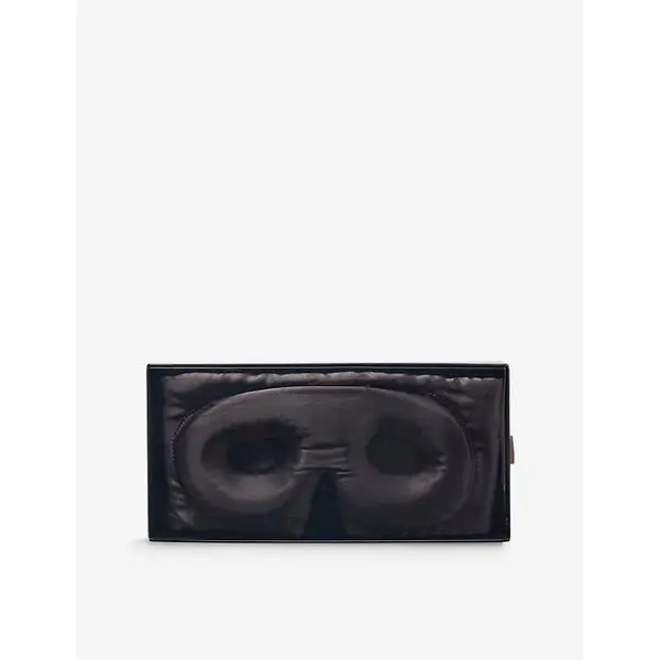 DROWSY SLEEP CO Brand-embroidered Padded Silk Sleep Mask - Moonlight Shadow
