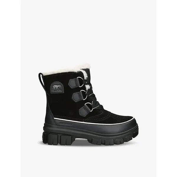 Sorel Torino V Waterproof Suede Snow Boots - Blk/other