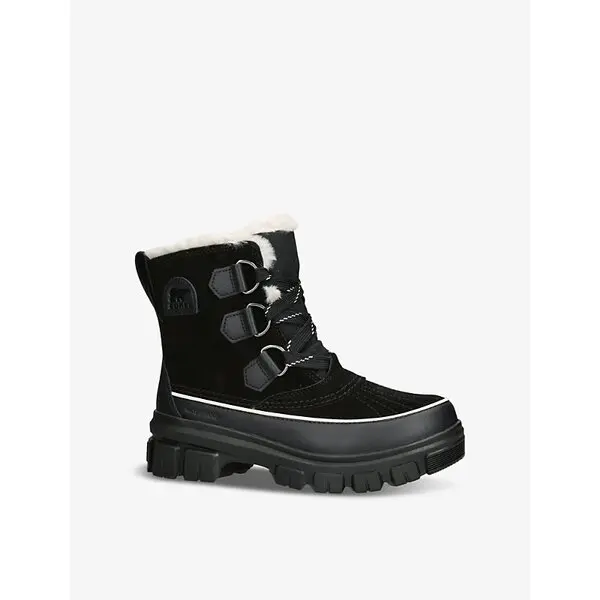 Sorel Torino V Waterproof Suede Snow Boots - Blk/other