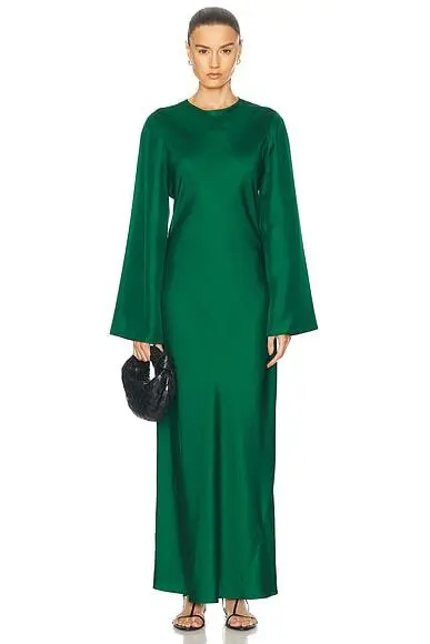 RÓHE Minimal Wide Sleeved Silk Dress