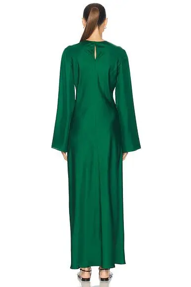 RÓHE Minimal Wide Sleeved Silk Dress
