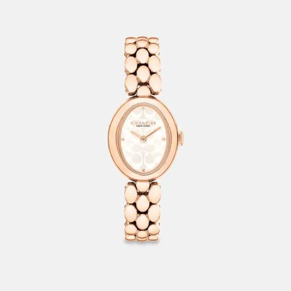 COACH® Sammy Watch, 22mm - Rose Gold