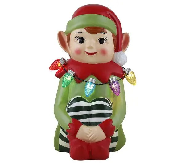 MR. CHRISTMAS 9 In. Nostalgic Ceramic Figure Lf