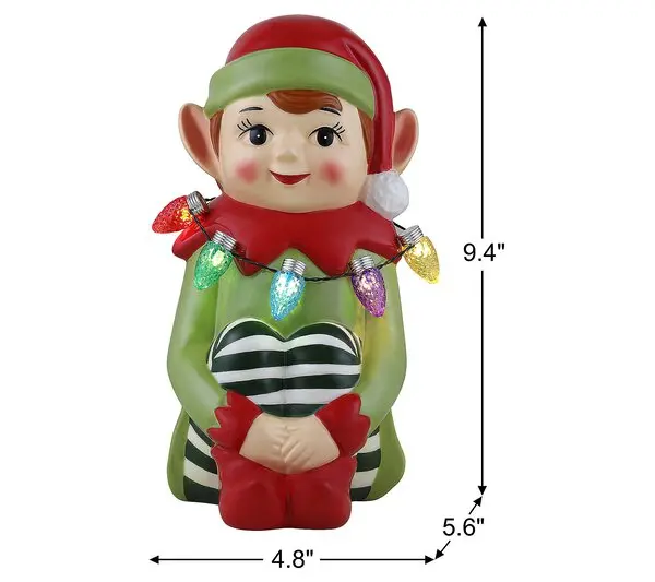 MR. CHRISTMAS 9 In. Nostalgic Ceramic Figure Lf