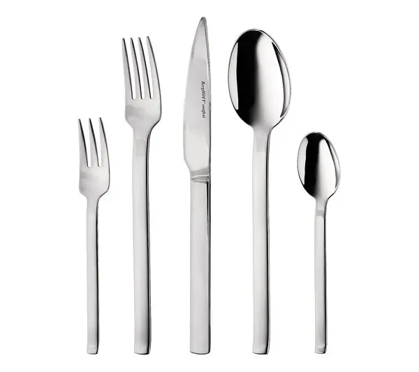 BERGHOFF Essentials Essense 60pc Flatware Set, Erves 12
