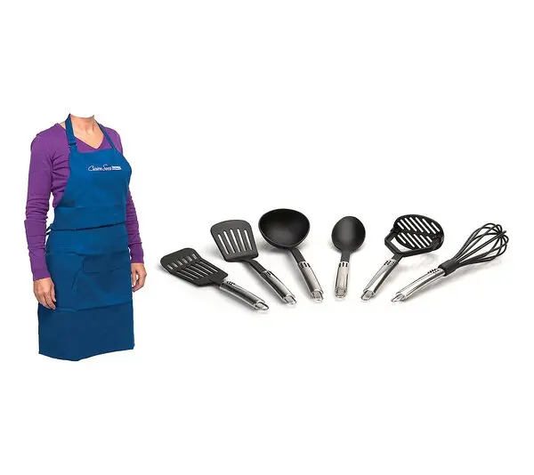 BERGHOFF Munich 7pc Nylon Utensils With Apron - One-color