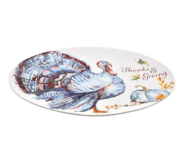 TEMP-TATIONS As Is Thanks & Giving 18serving Platter - One-color