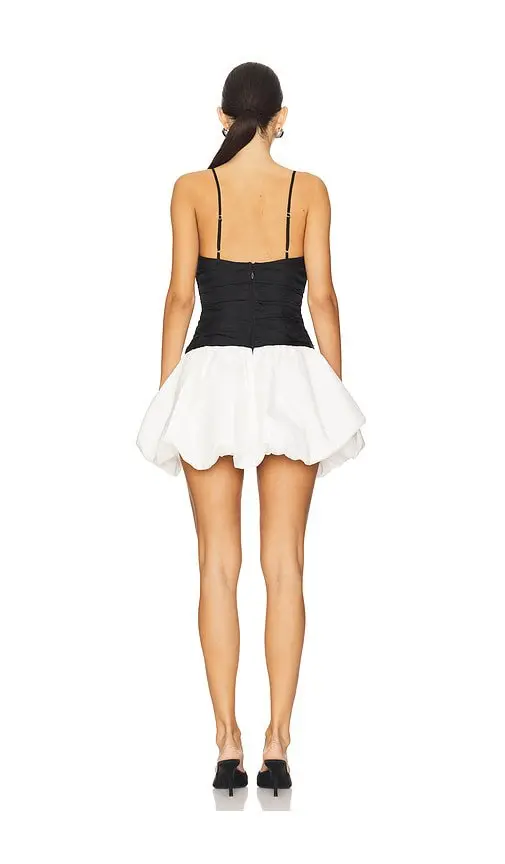 Line & Dot Nohemi Ruffled Crepe Mini Dress