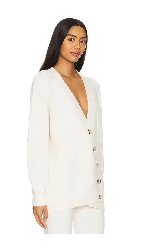 525 America Evelyn Asymmetrical Luxe Oversized Cardigan
