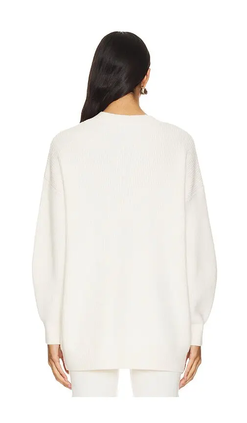 525 America Evelyn Asymmetrical Luxe Oversized Cardigan