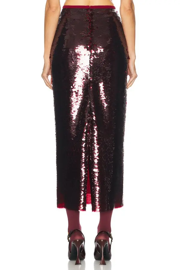 SEV Sequin Midi Skirt