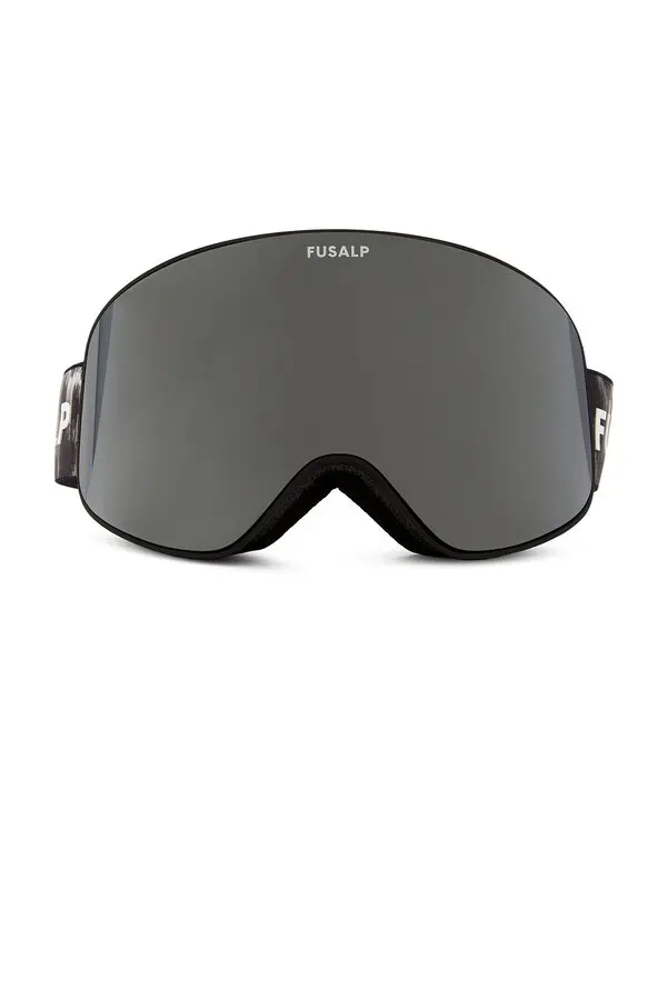 Fusalp Matterhorn Ski Goggles - Noir & Leopard Flou Savane